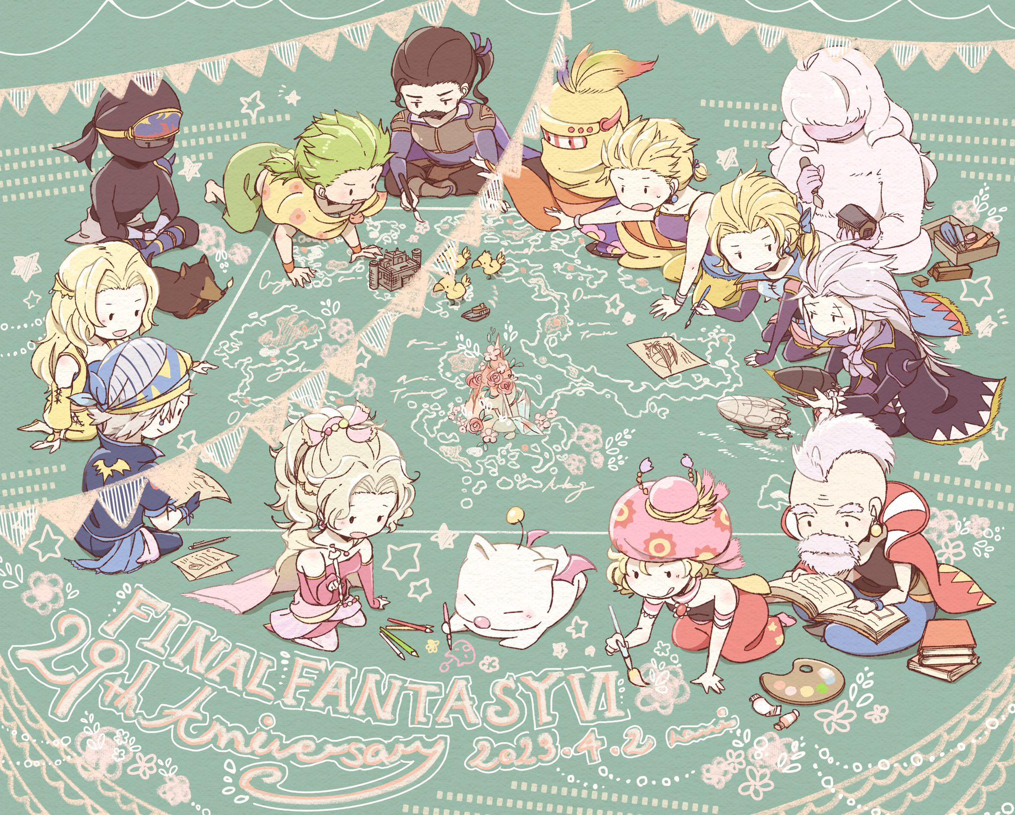 Happy 29th Anniversary Final Fantasy VI. (By Nami) | Scrolller