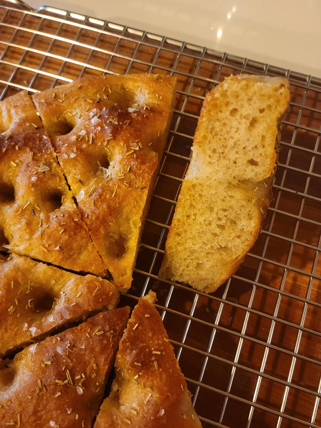 Tasty focaccia but seeking more open crumb and your focaccia advice (recipe in comments) | Scrolller