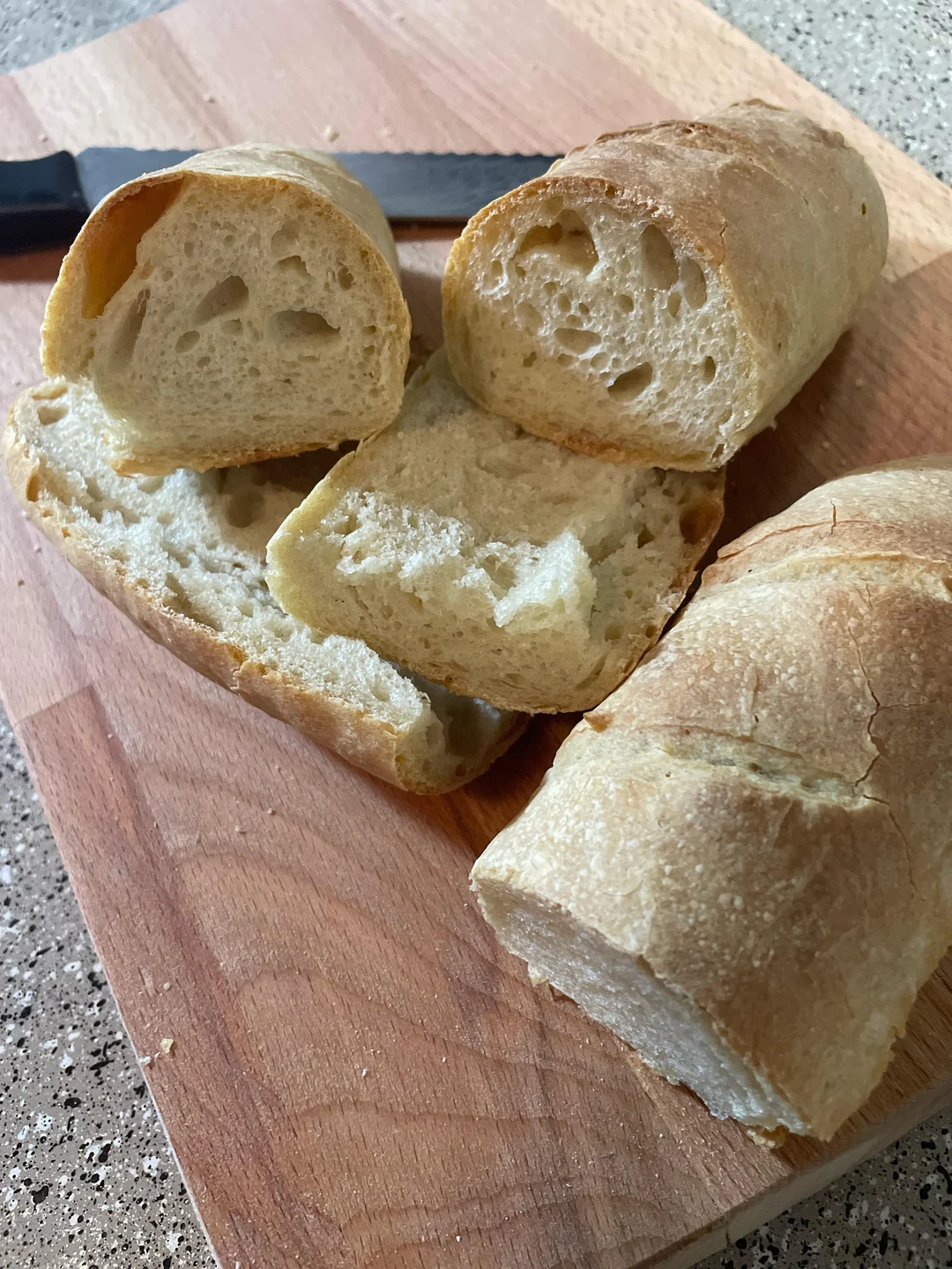 What can explain this gummy dense crumb texture? | Scrolller