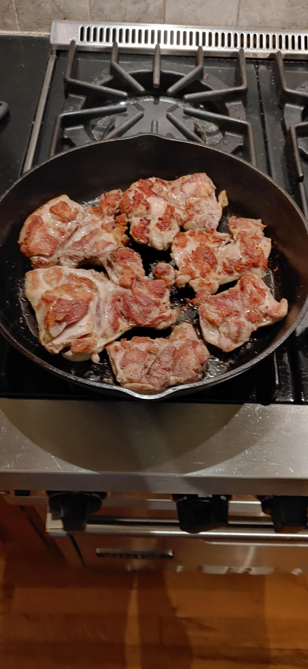 True to form, I only ever cook eggs in my pan. These just happen to be ...