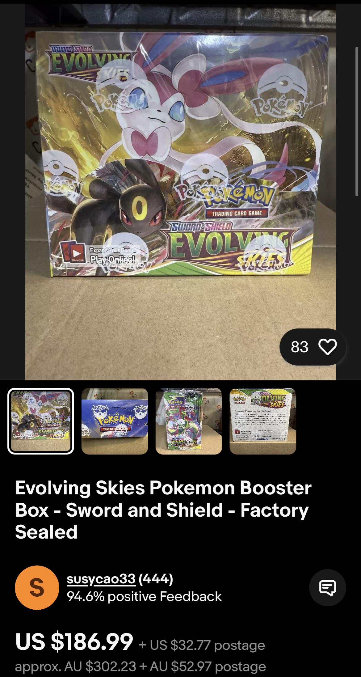 Discover more like PokeInvesting: I almost got scammed 400$ on fake Evolving Skies booster box ...