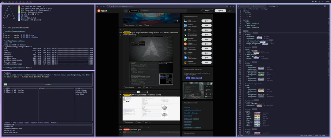 [plasma] Catppuccin tilied plasma | Scrolller