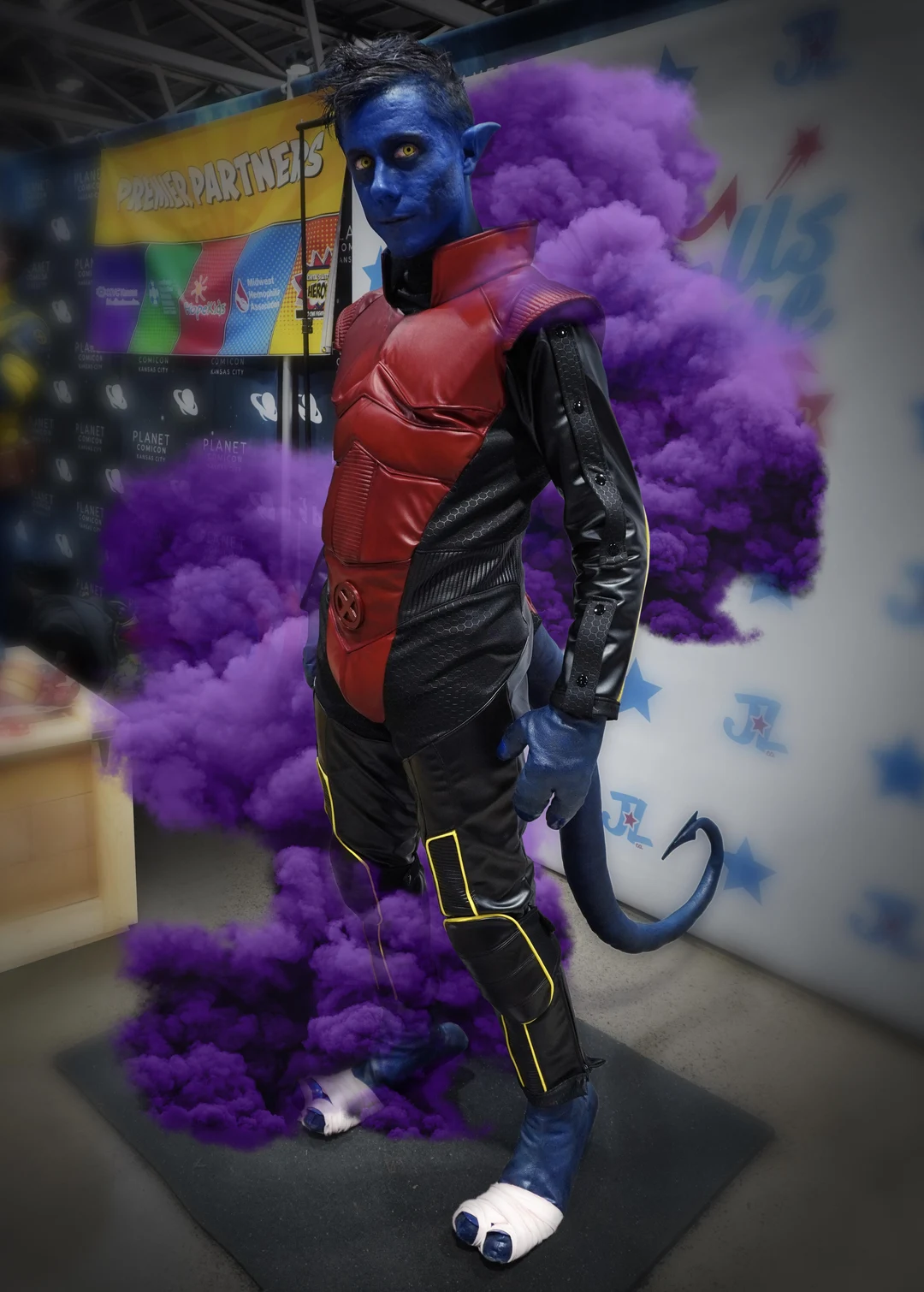 I got my Nightcrawler cosplay finished (enough) to wear to Planet Comicon 2023! | Scrolller