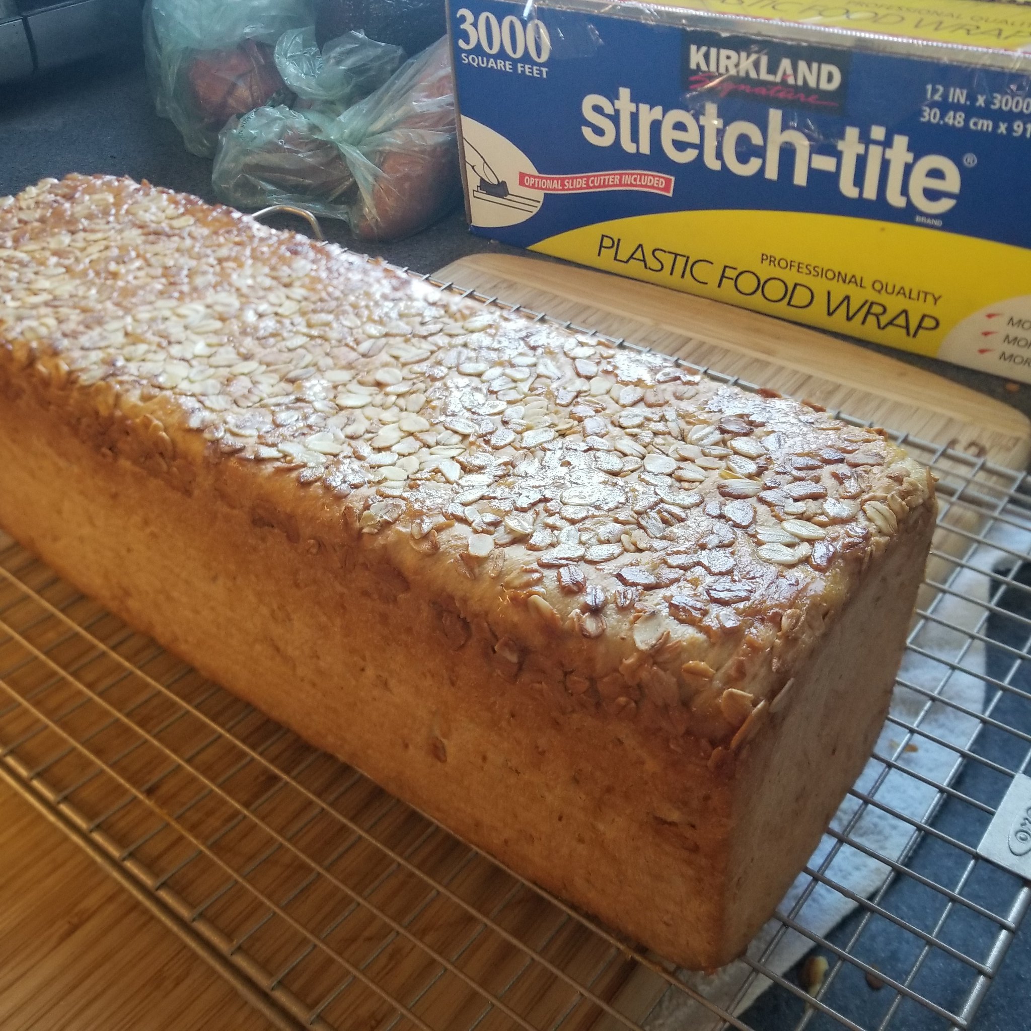Back with another Pullman sandwich loaf! This time is Honey Oat | Scrolller