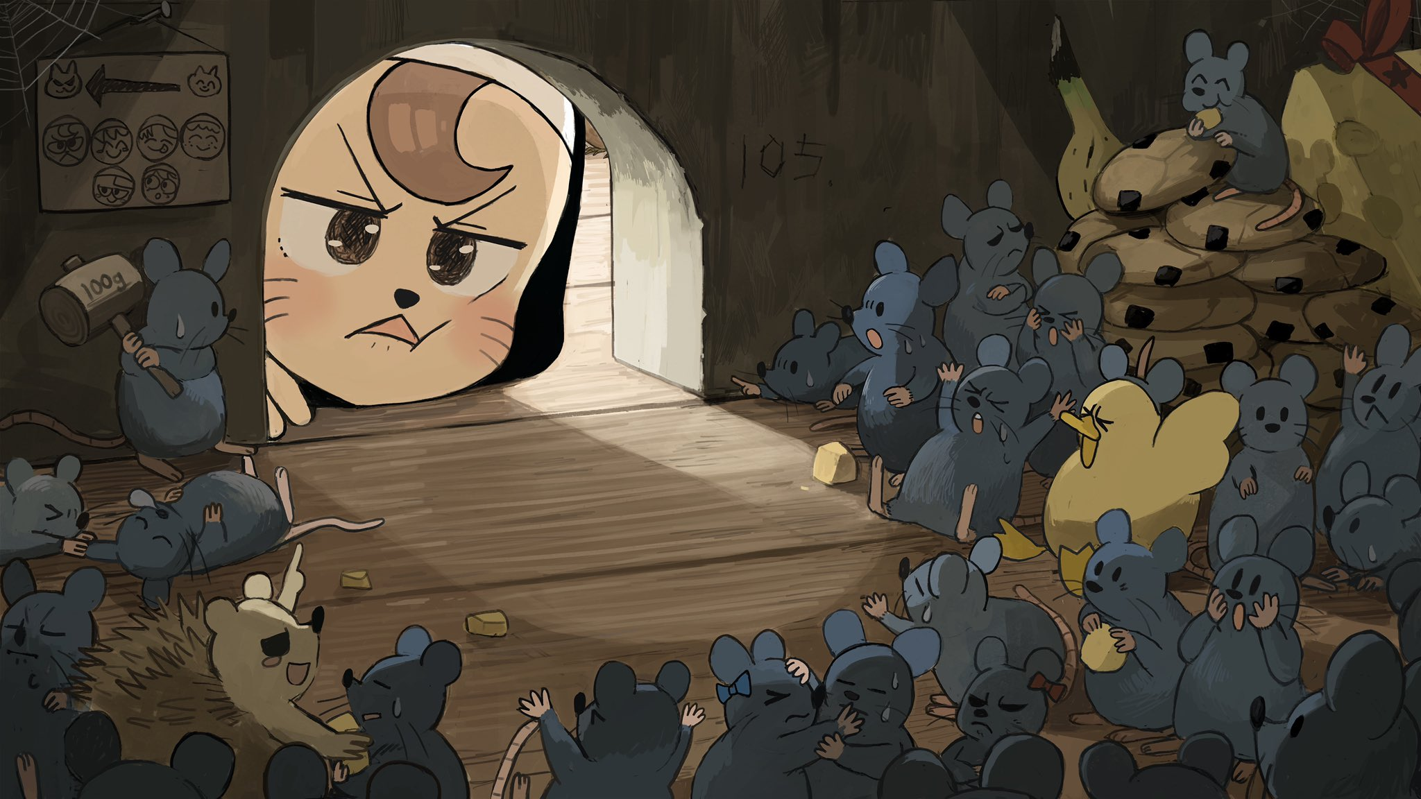 She found a mouse house. by Diva | Scrolller