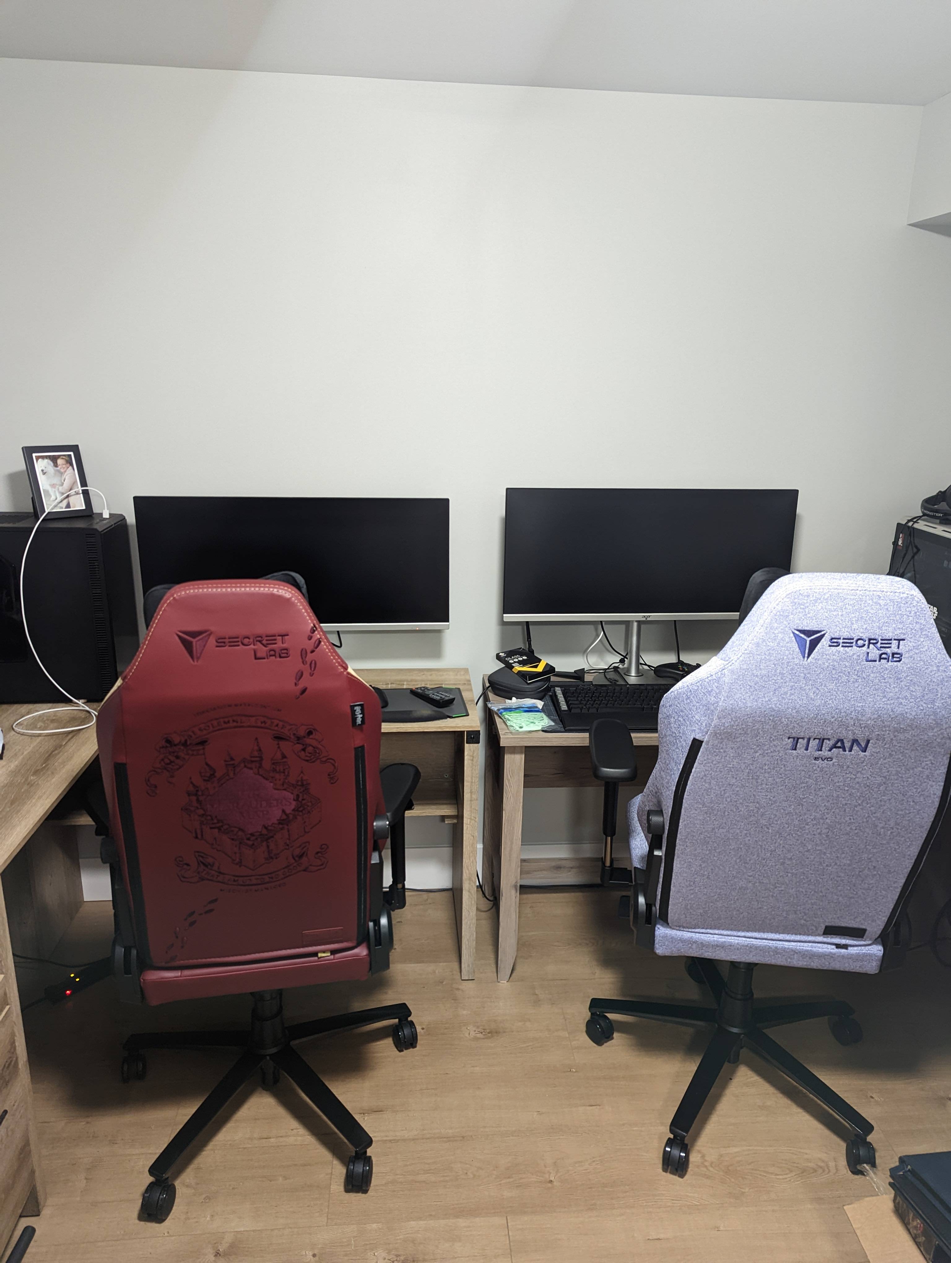 His/Hers setup one step closer to being done! | Scrolller