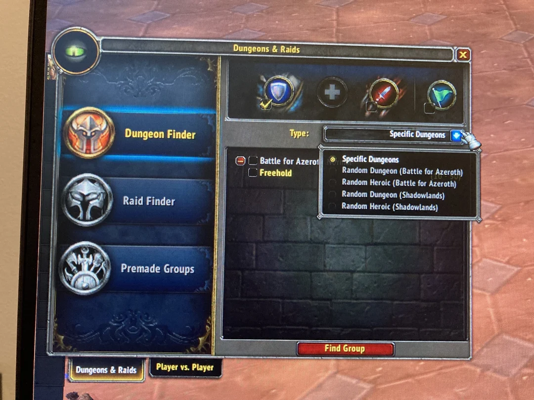 Dungeon finder question. Level 11, not in Timewalking, one specific dungeon available, no random ...