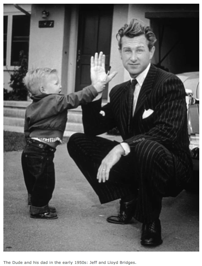 Lloyd Bridges and his little dude Jeff (1950's) | Scrolller
