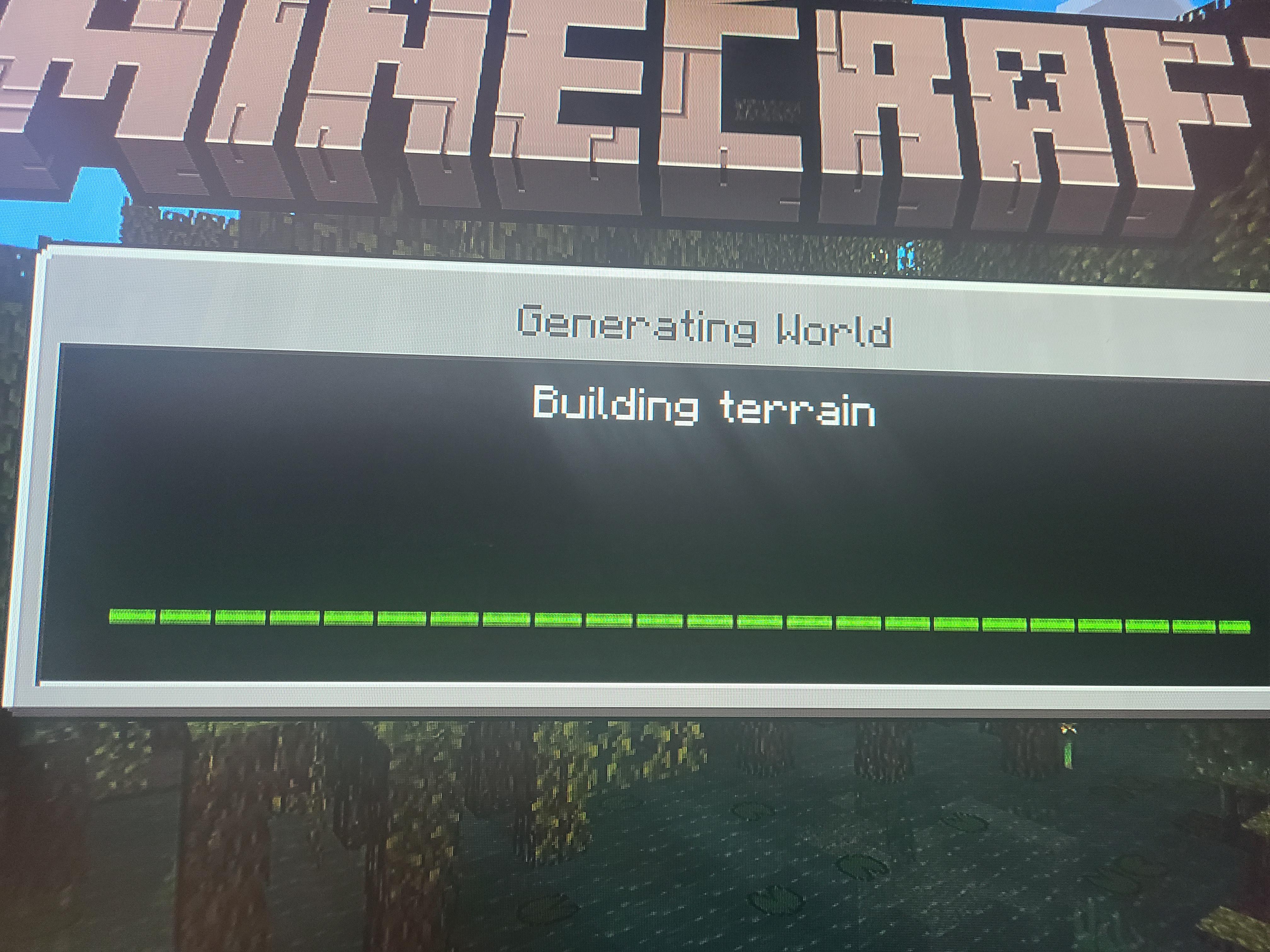 Minecraft bedrock world stuck... | Scrolller