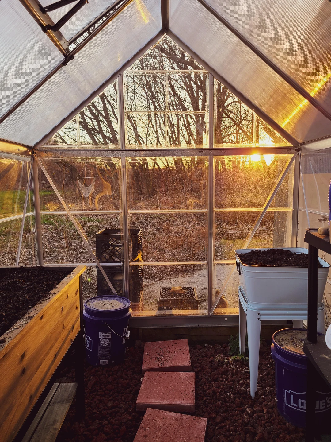 My warm and cozy backyard greenhouse | Scrolller