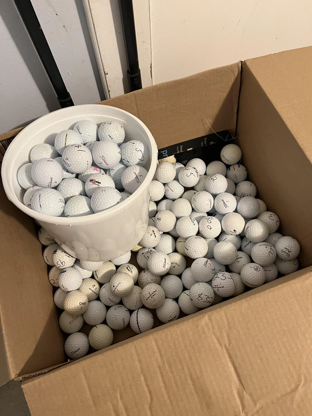 Scored about 150 free balls from a company that used to do a “golf ball drop” event with a ...