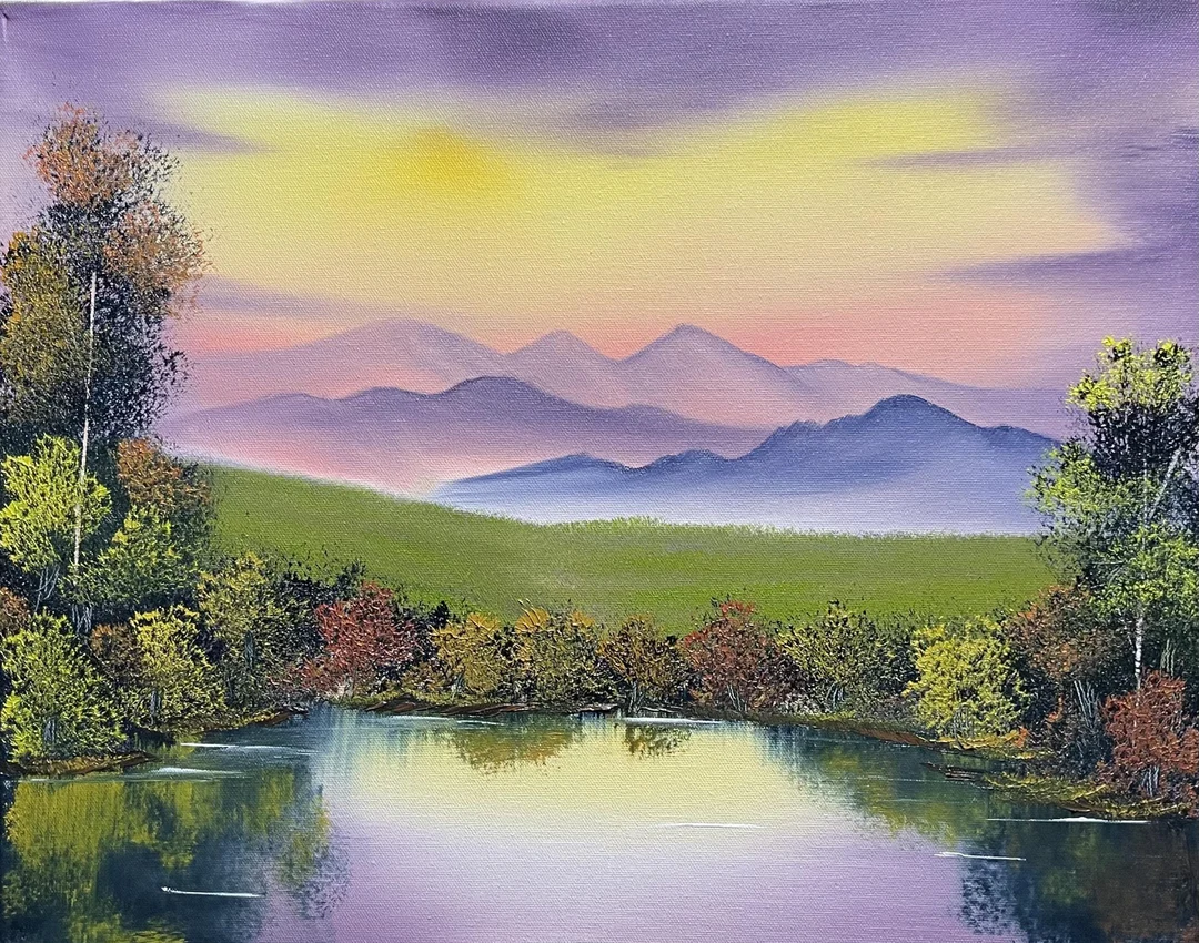 Rolling Hills, Me, Oils, 2023 | Scrolller