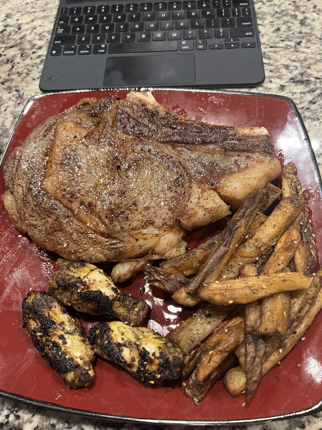 Bone-in prime rib eye the other night. | Scrolller