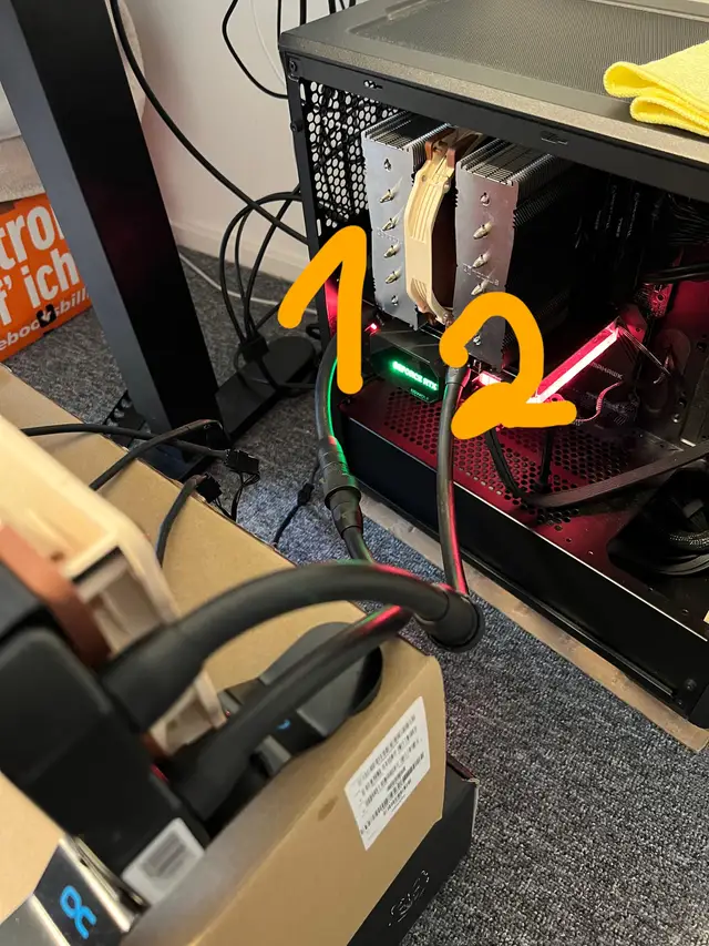 AlphaCool Eiswolf 2: Since i turned my rad around and laying horizontal (like in the pic) the ...