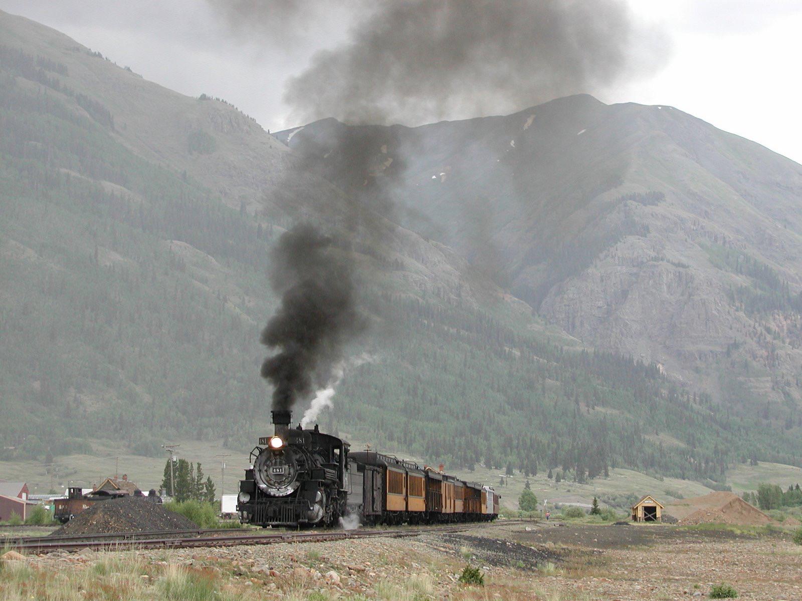 Amateur photo of the Durango & Silverton taken in Silverton, CO. (taken years ago) | Scrolller