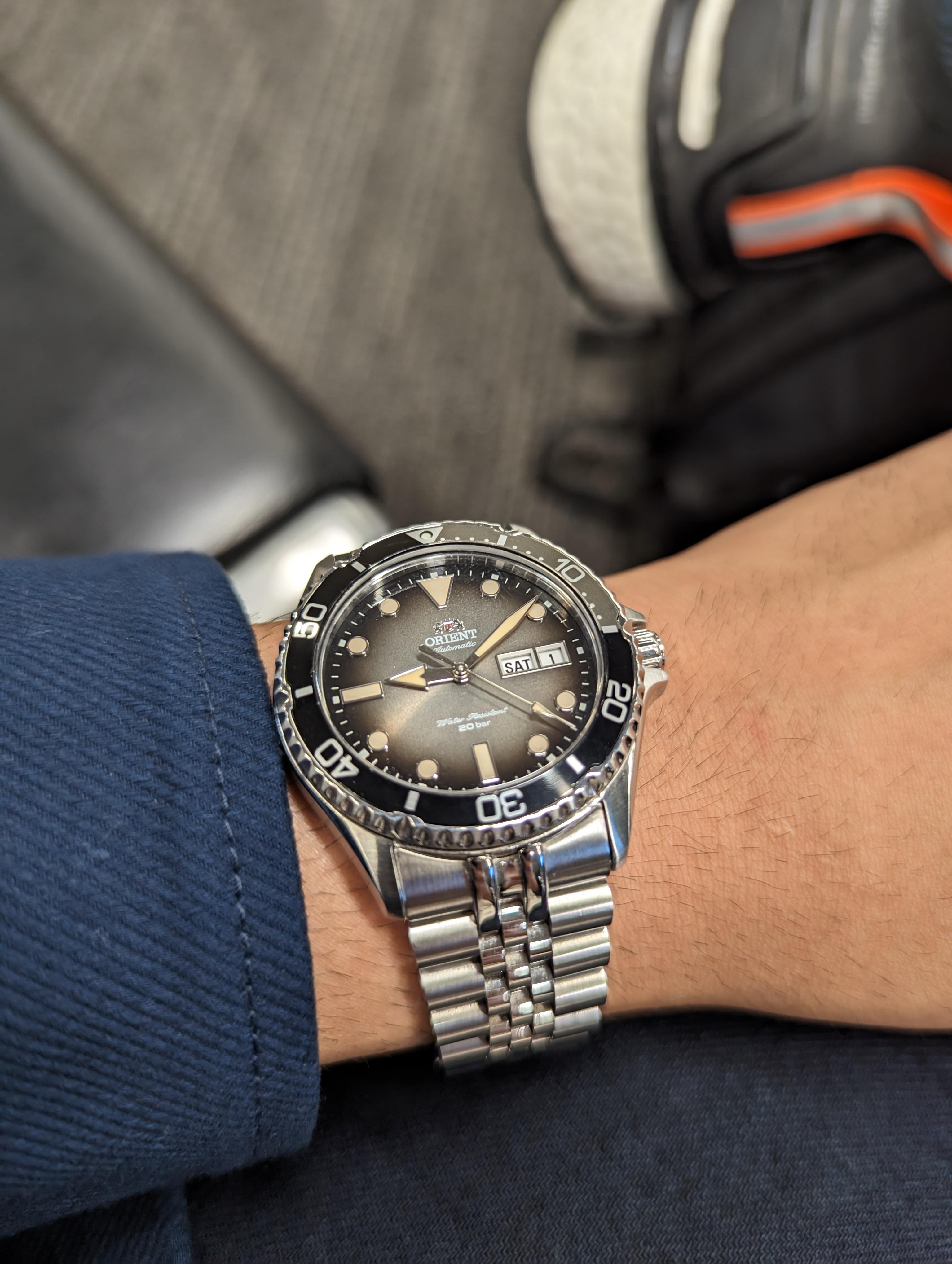 Orient Kamasu II on a Strapcode Jubilee | Scrolller