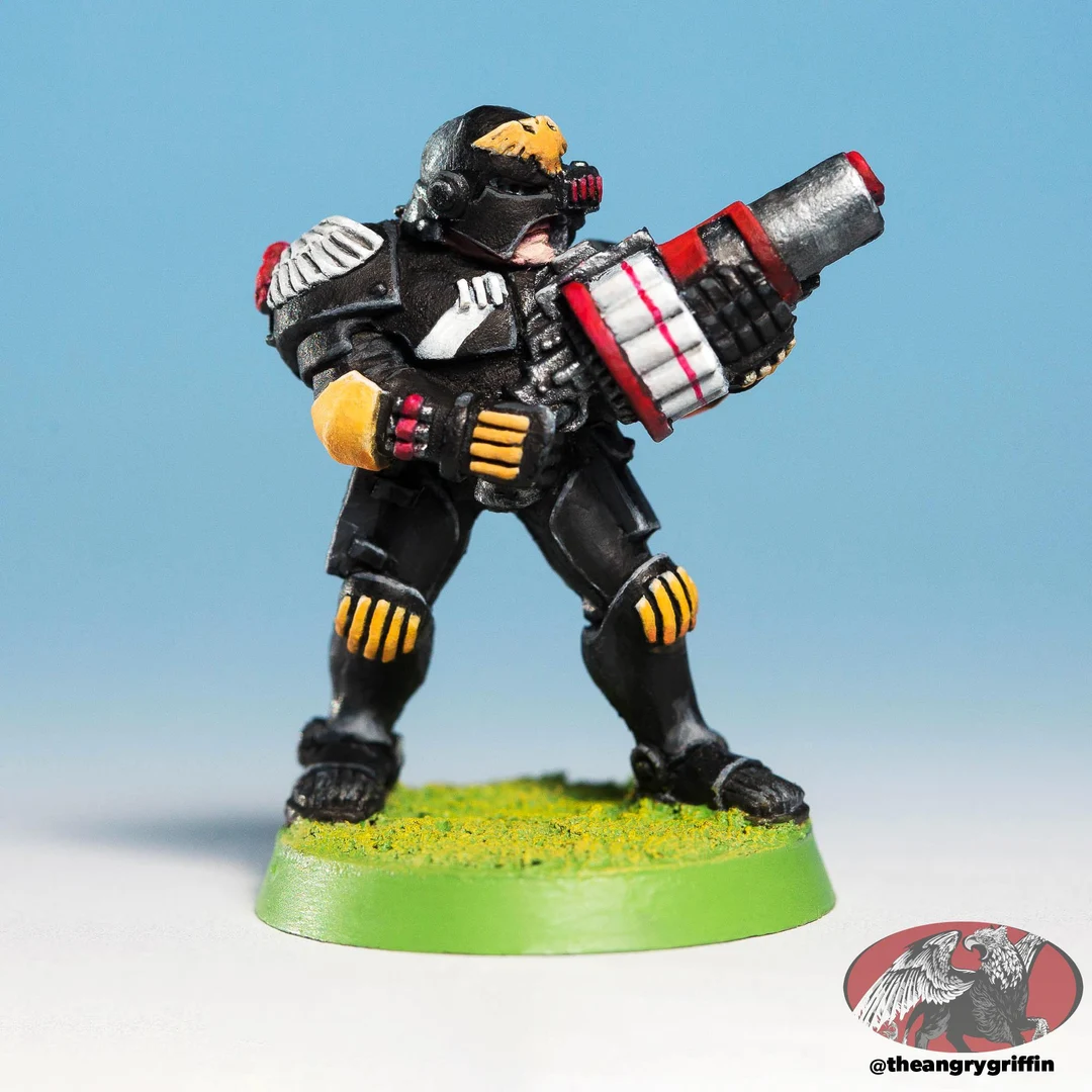 Went oldschool and painted up one of the models I wanted as a kid when playing 2nd. Edition 40K ...