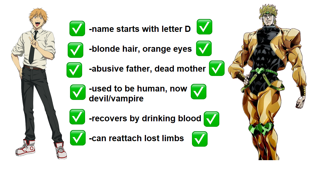 hmmm (chainsaw man x jojo) | Scrolller