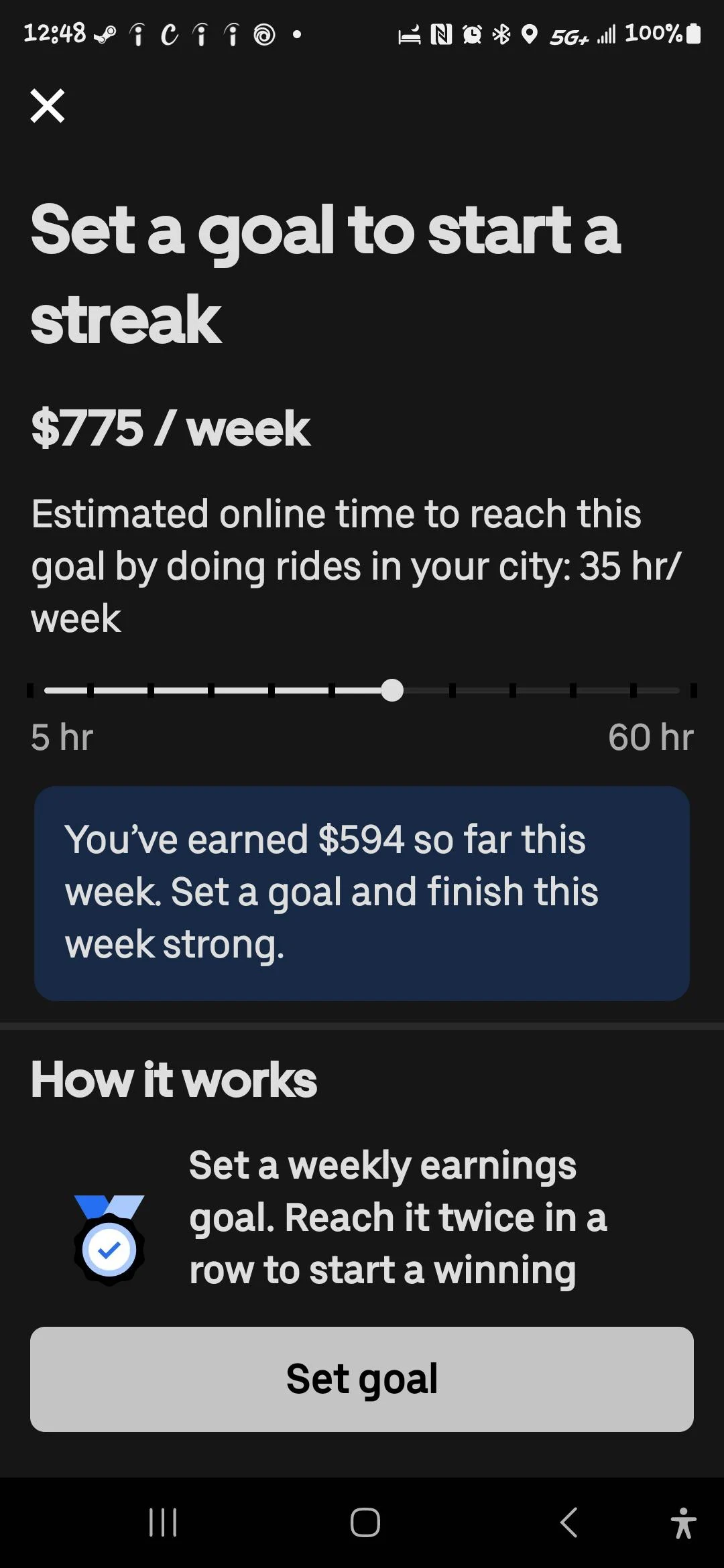 Weekly goal | Scrolller