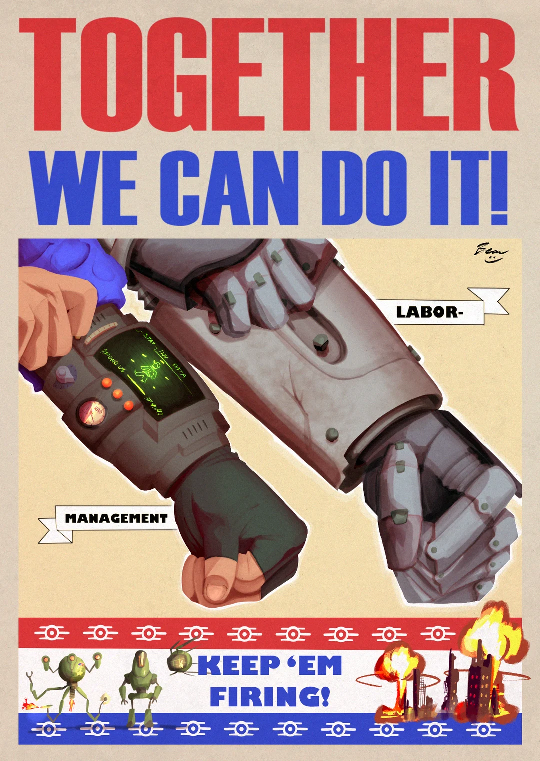 i remade an old propaganda poster | Scrolller