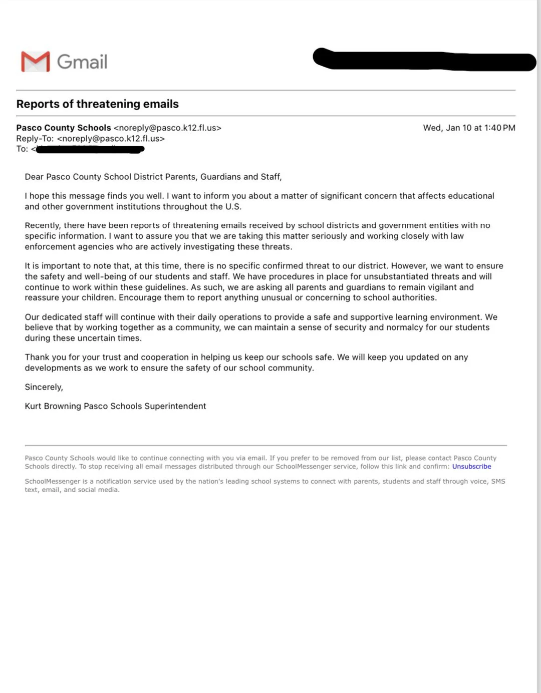 Anybody else get this very concerning email from school | Scrolller