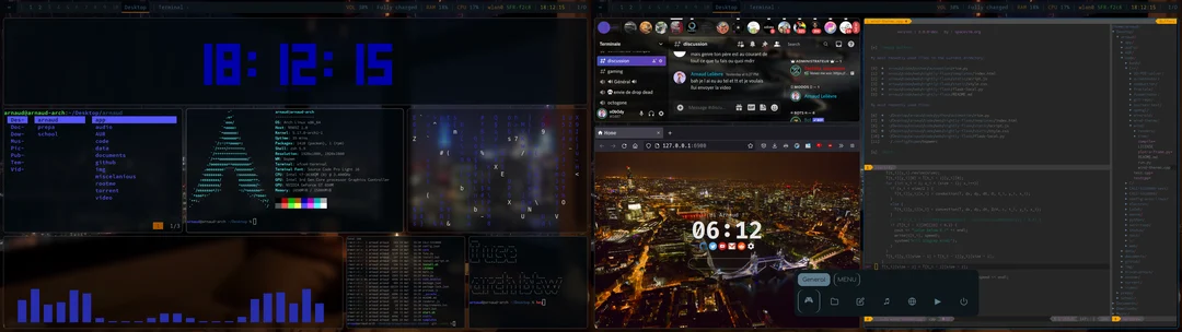 arch riced [BSPWM] | Scrolller