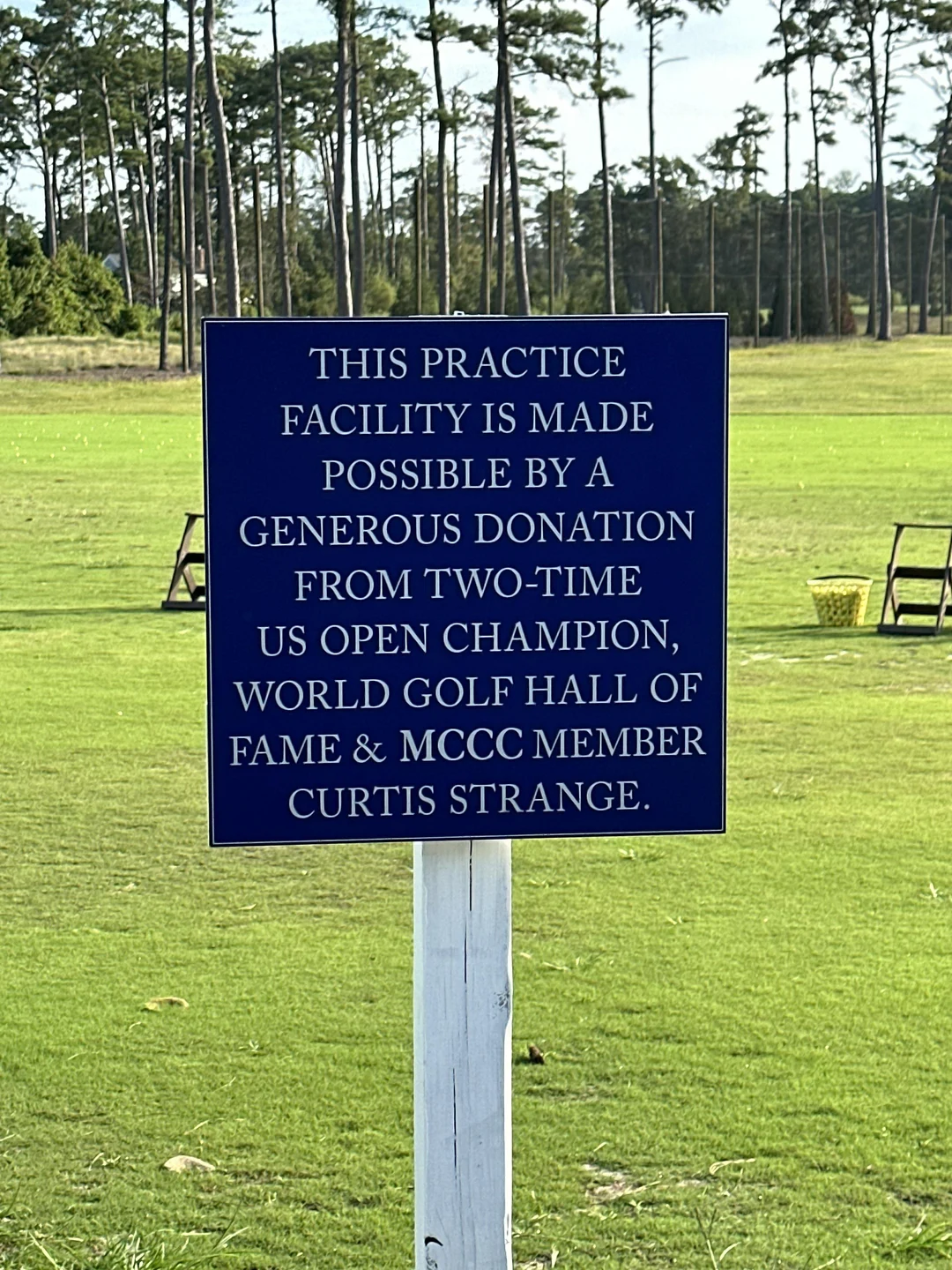 Pretty cool sign just went up at our driving range | Scrolller