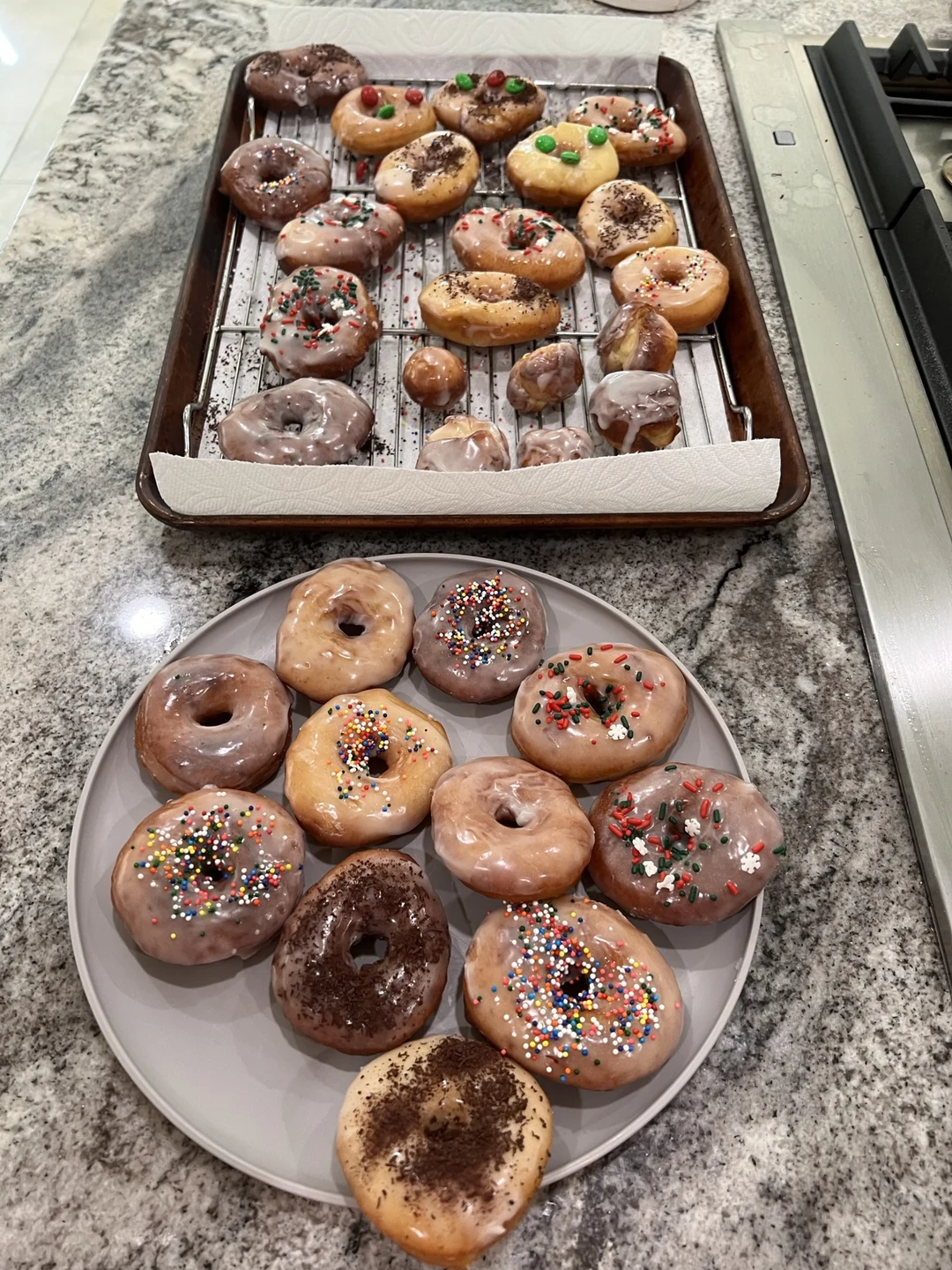 Made homemade doughnuts for the first time. | Scrolller