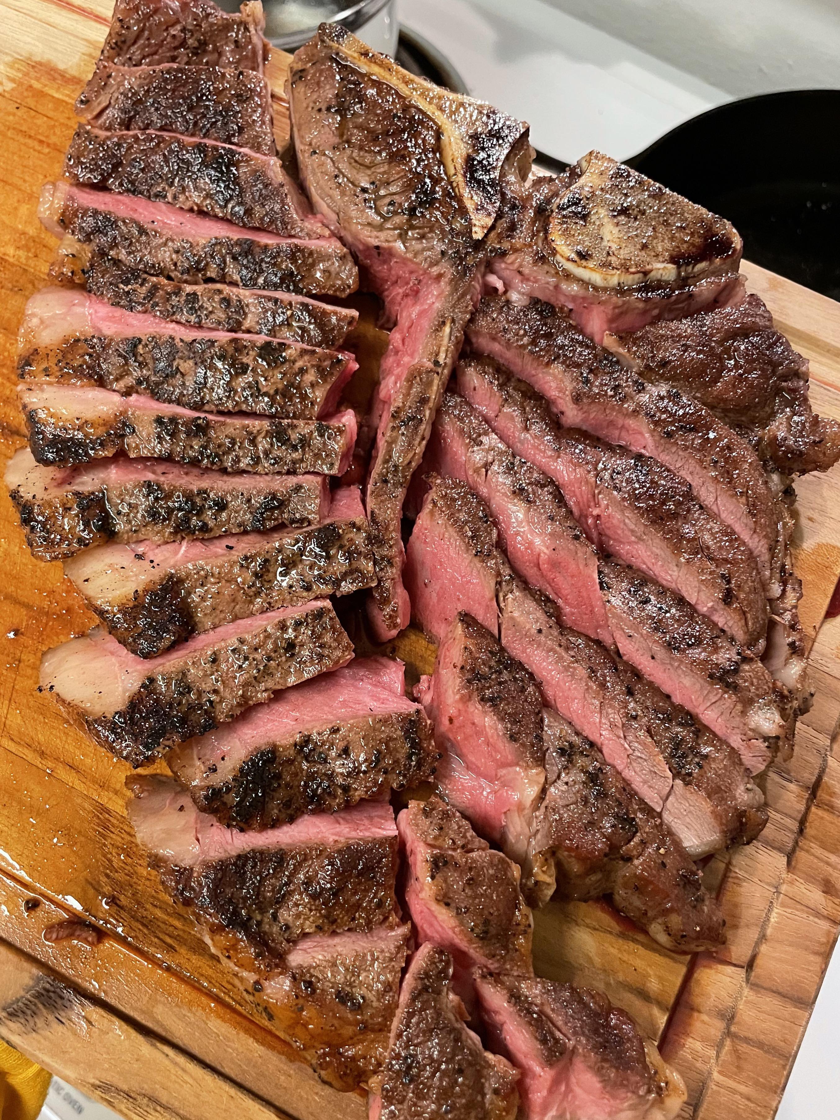 [homemade] reverse sear porterhouse | Scrolller