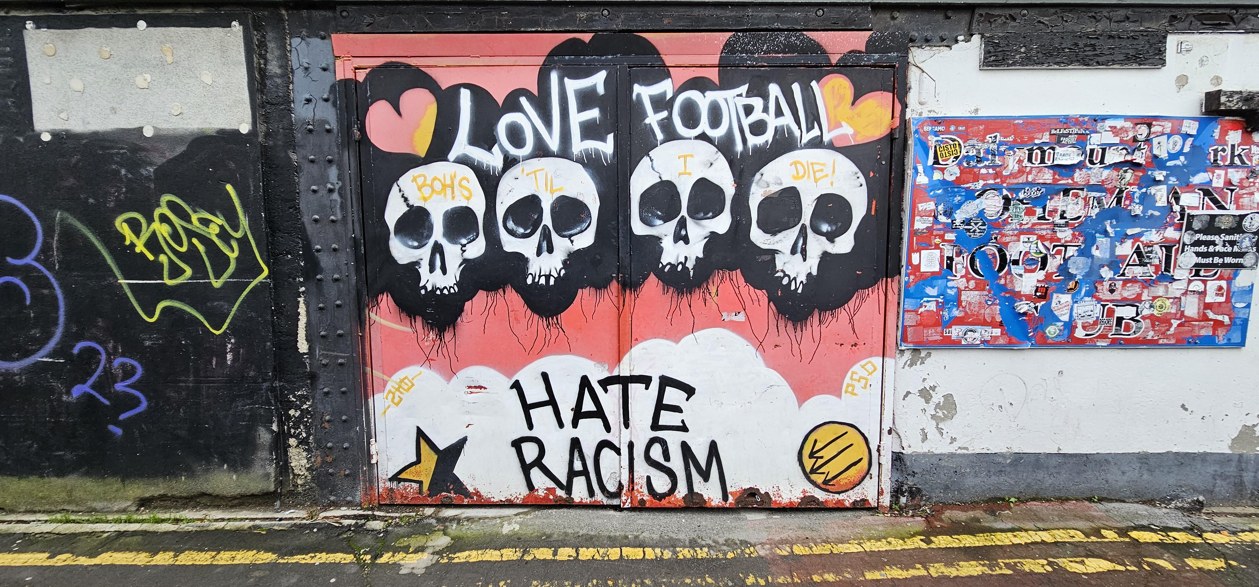 LOVE FOOTBALL, HATE RACISM | Scrolller