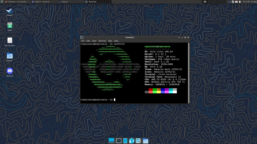Discover more like Unixporn: [XFCE4] [VOID LINUX] rate my rice guys and Related Content | Scrolller
