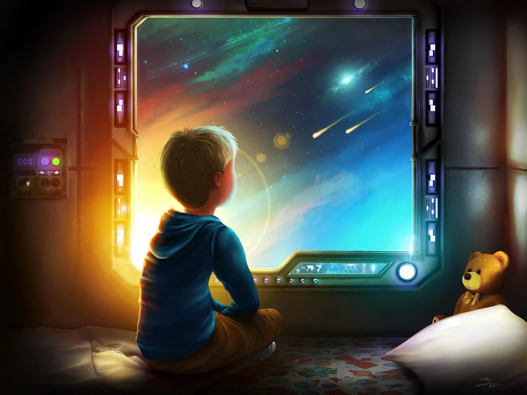 Space Adventure, Me, Procreate, 2022 | Scrolller