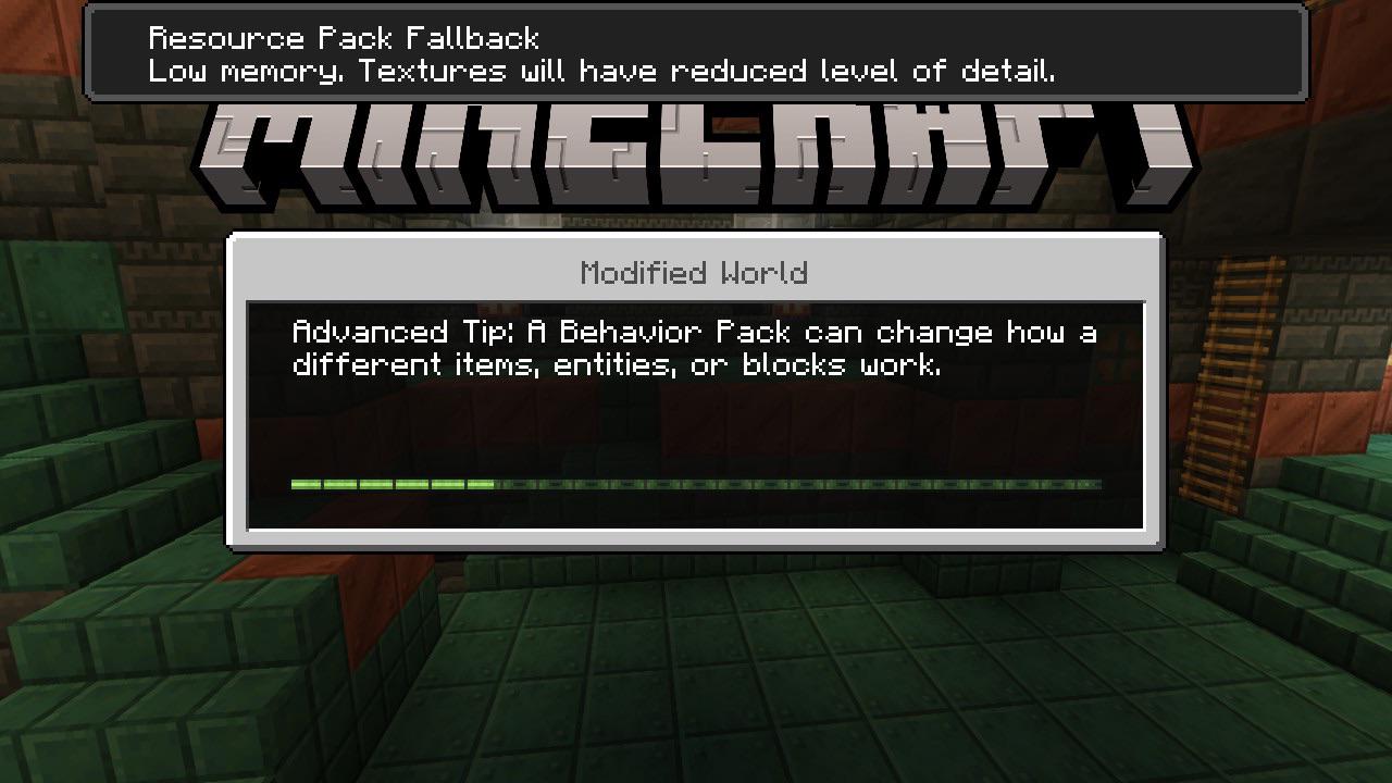 Weird glitch with Minecraft Nintendo switch edition | Scrolller