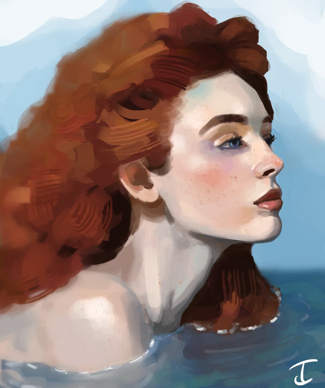 Mermaid, Me, Procreate, 2022 | Scrolller