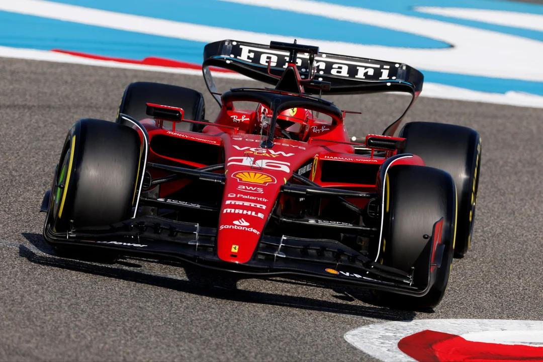 Charles Leclerc (Ferrari SF-23), Turn 10, 1st free practice, 2023 Bahrain GP [4000x2666] | Scrolller