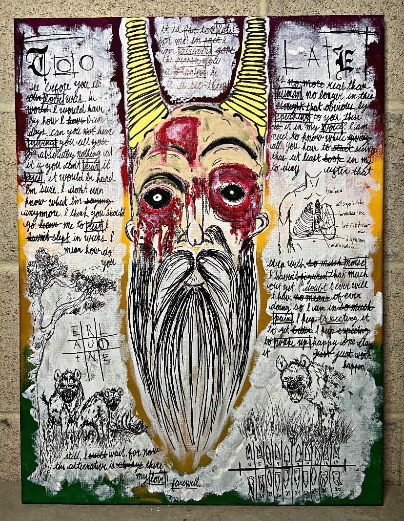 Moving Slow, grzzlysdad, acrylic, 2024 | Scrolller