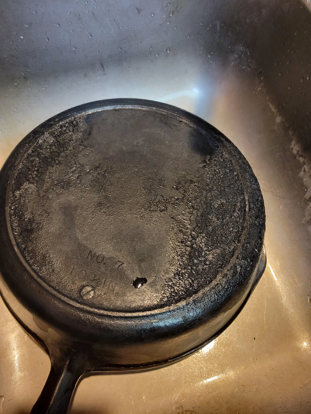 I'm restoring this CI for my MIL. Any tips on removing this gunk? | Scrolller