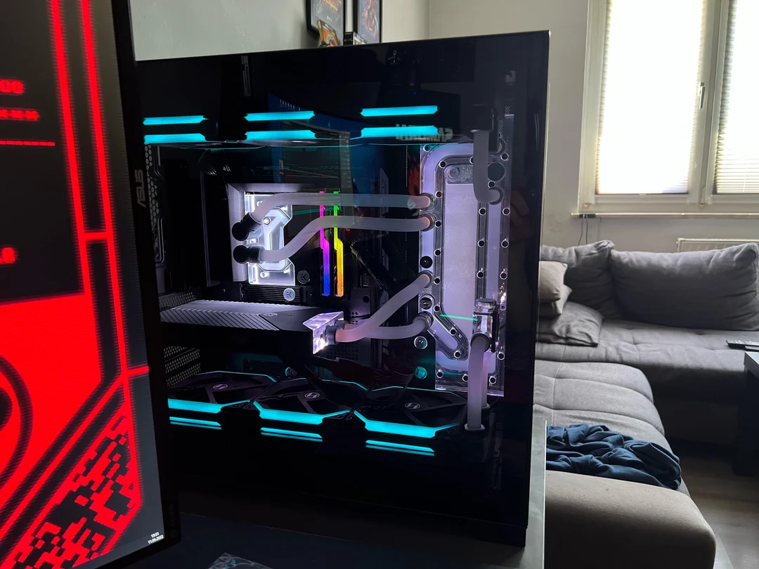 First time watercooled build :D Pretty proud how it came out | Scrolller