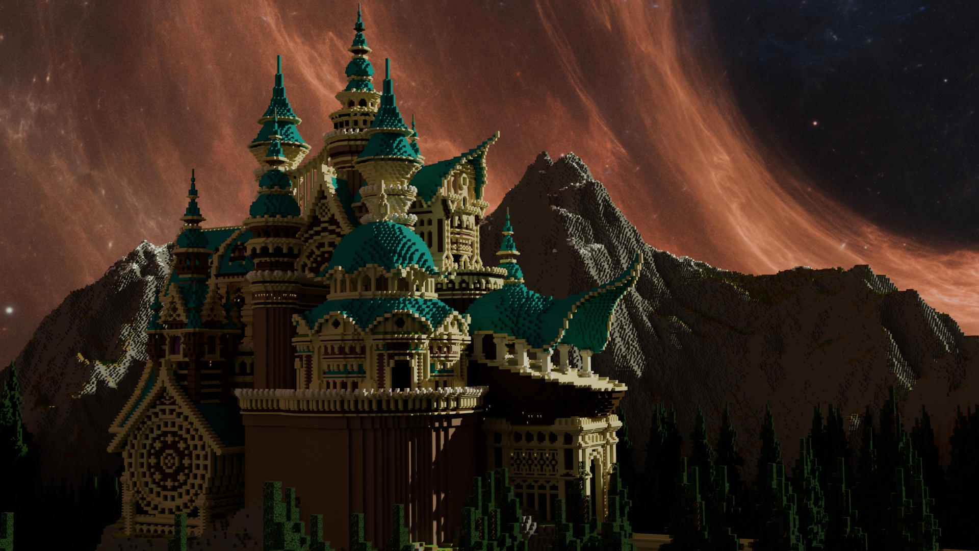 Fantasy type structures that I have built | Scrolller