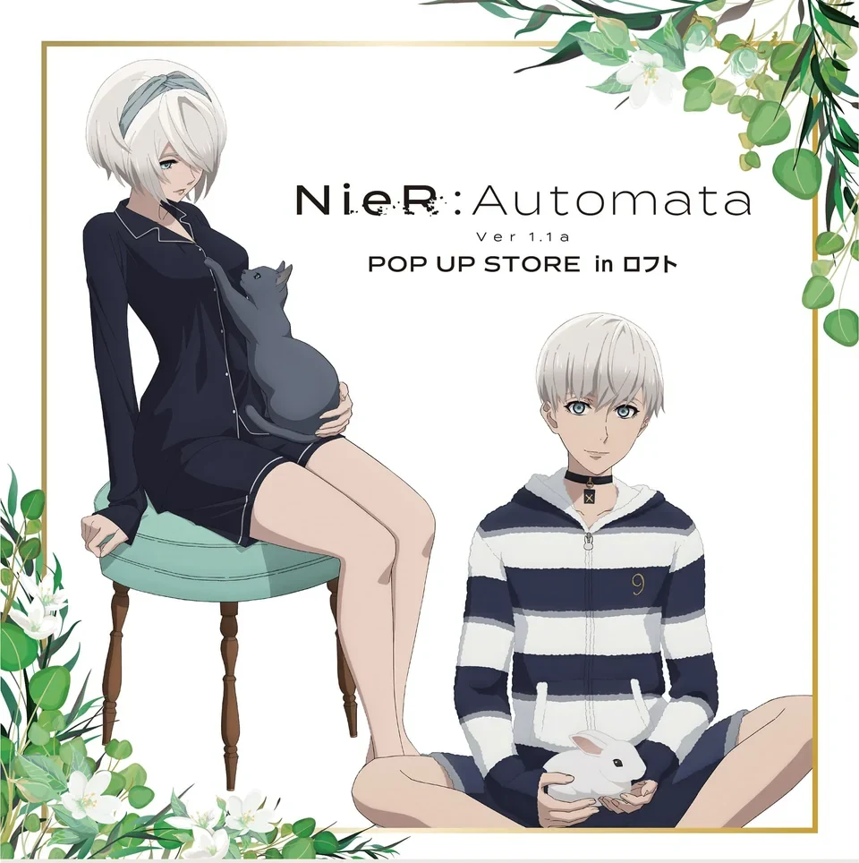 NieR:Automata Ver 1.1a POP-UP Store New 2B & 9S Artwork | Scrolller