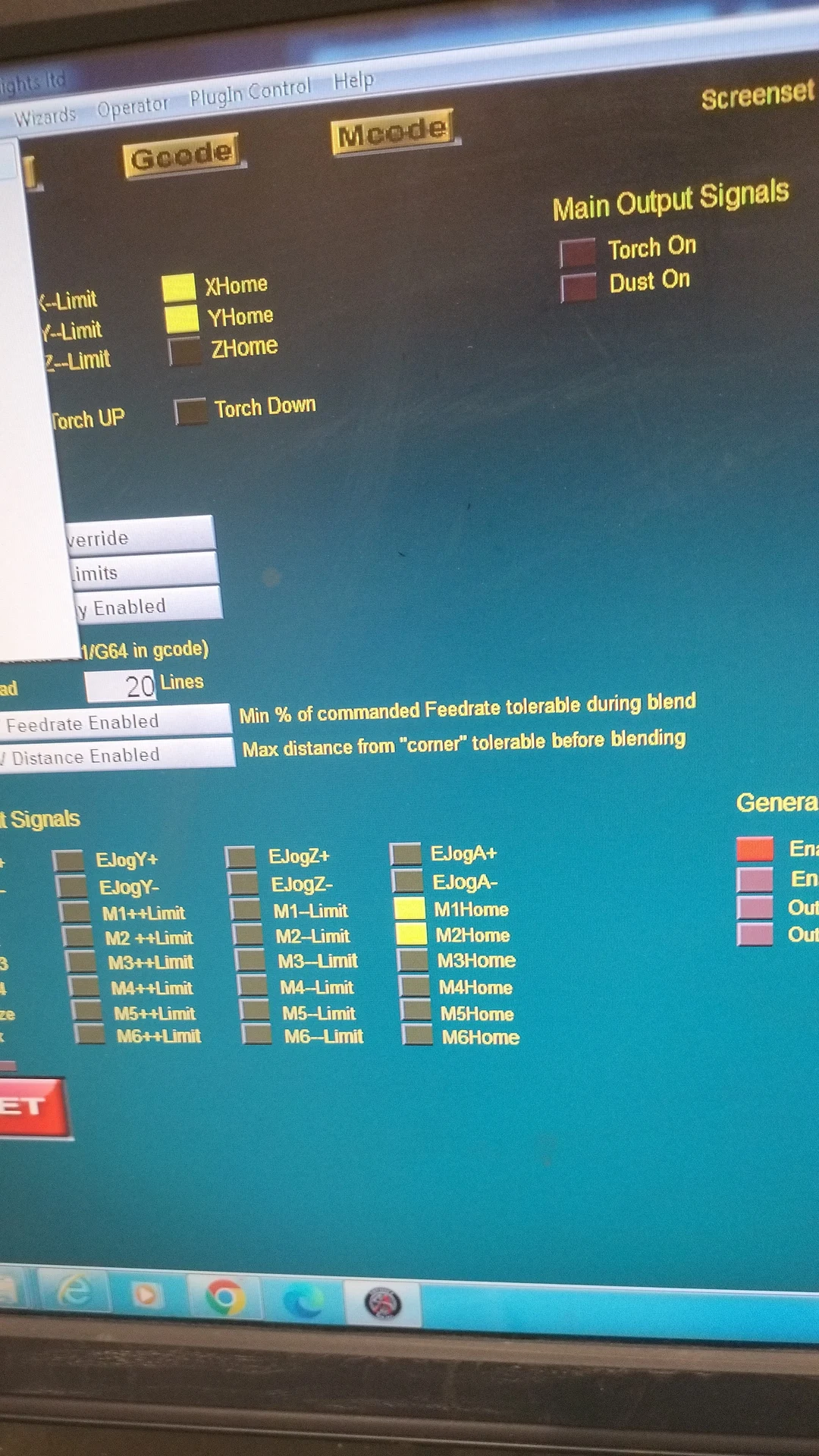 Limit switches inverted | Scrolller