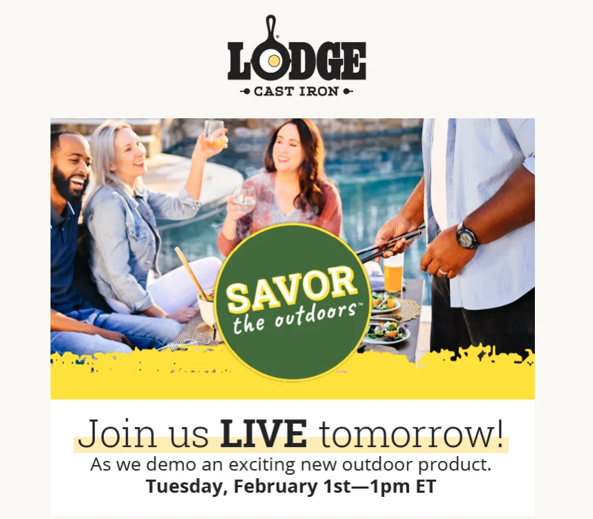 New Lodge "outdoor" product being announced Feb 1 at 1 PM EST | Scrolller