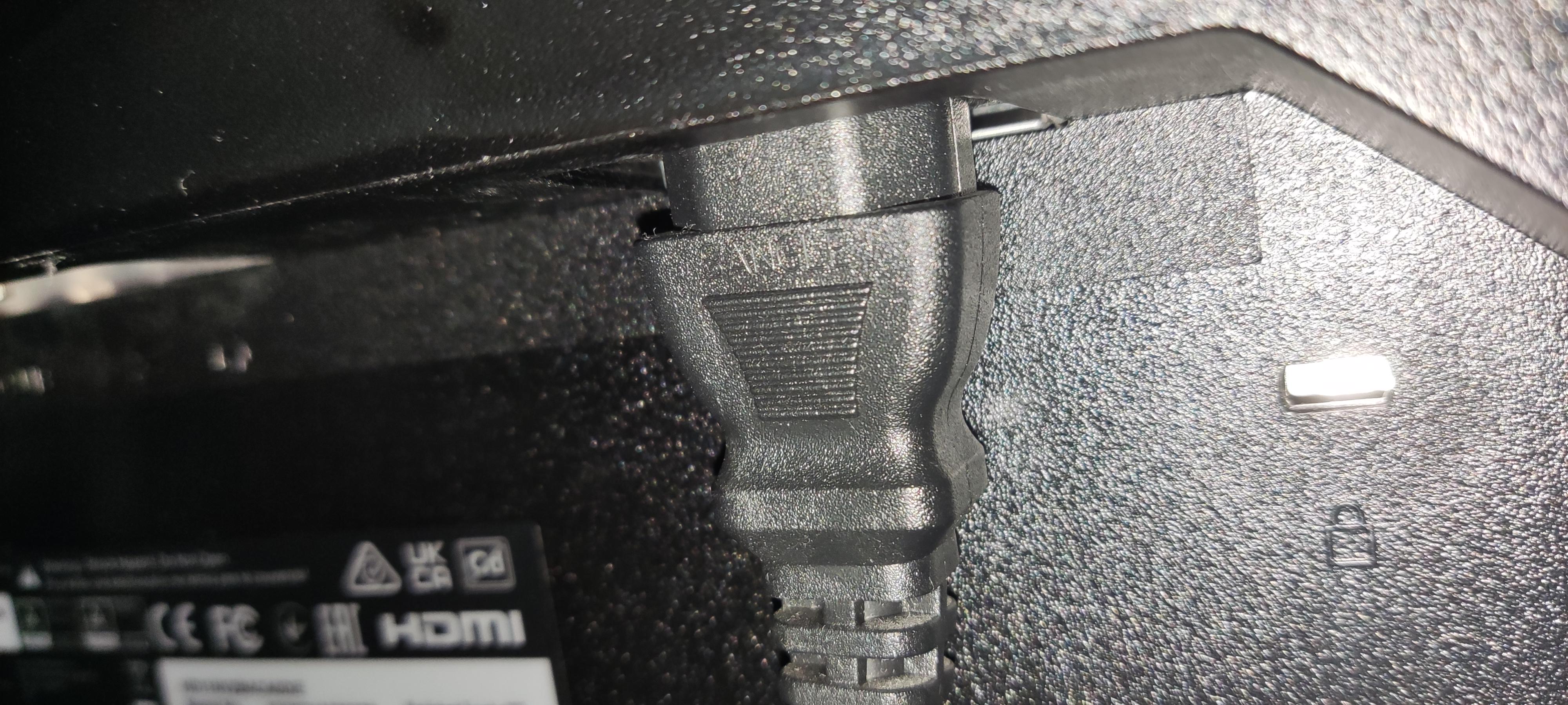 My monitor power cable doesn't go fully in. What do I do? | Scrolller