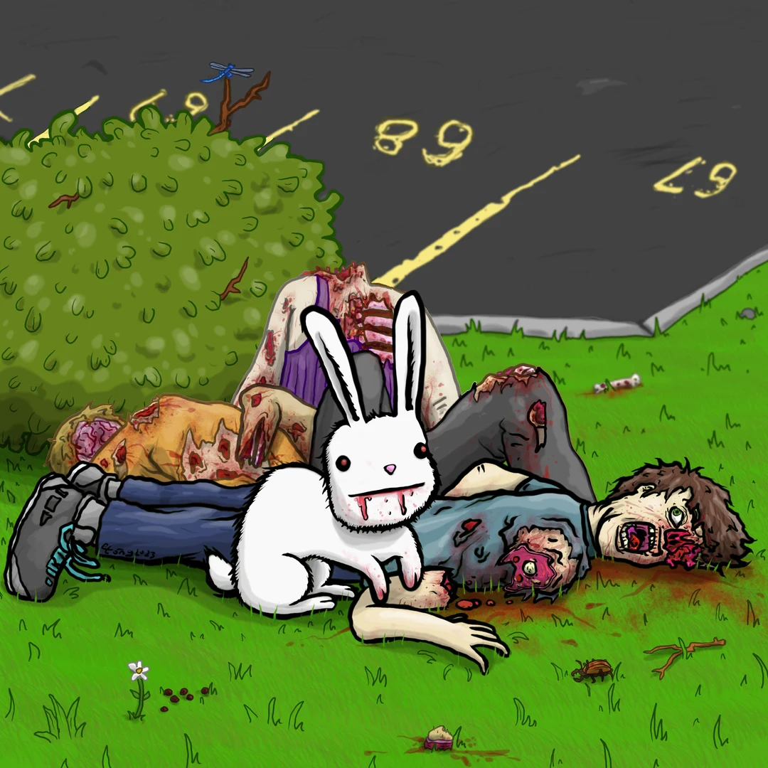 Happy Fear of the Rabbit, me, digital, 2023 | Scrolller