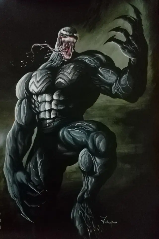 Original Venom painting by me | Scrolller