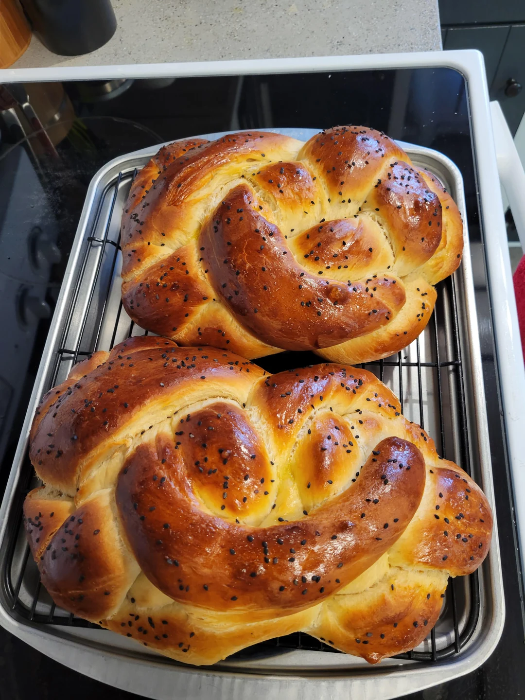 First attempt at some challah! Good learning experience. | Scrolller