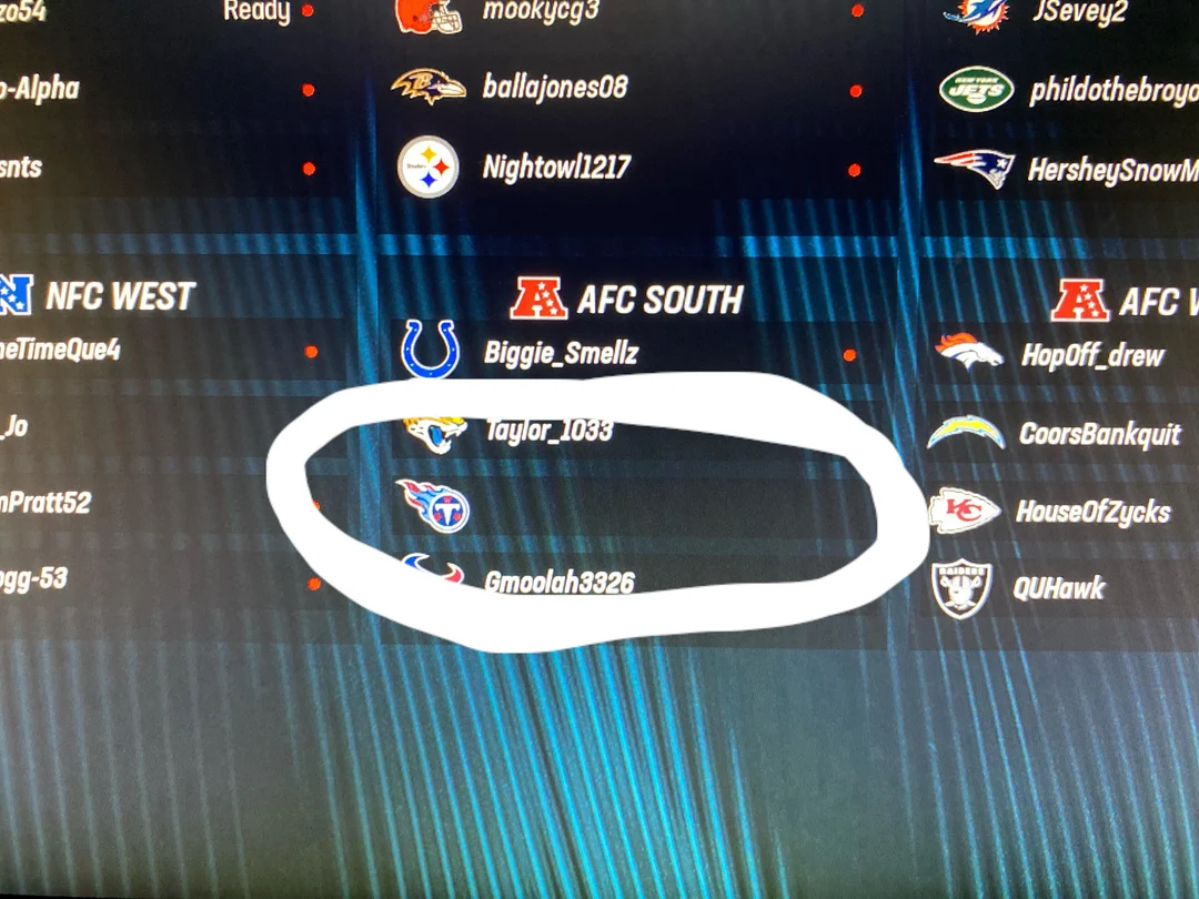 Franchise team glitch | Scrolller