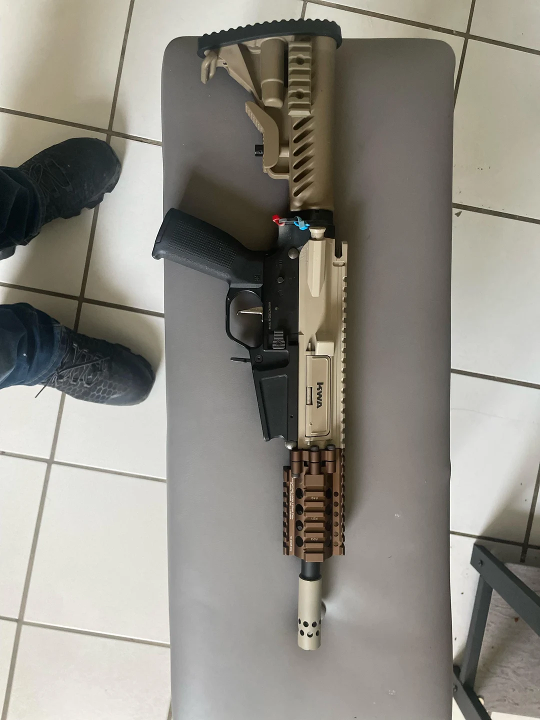 Just finished modding my KWA Ronin 47 | Scrolller