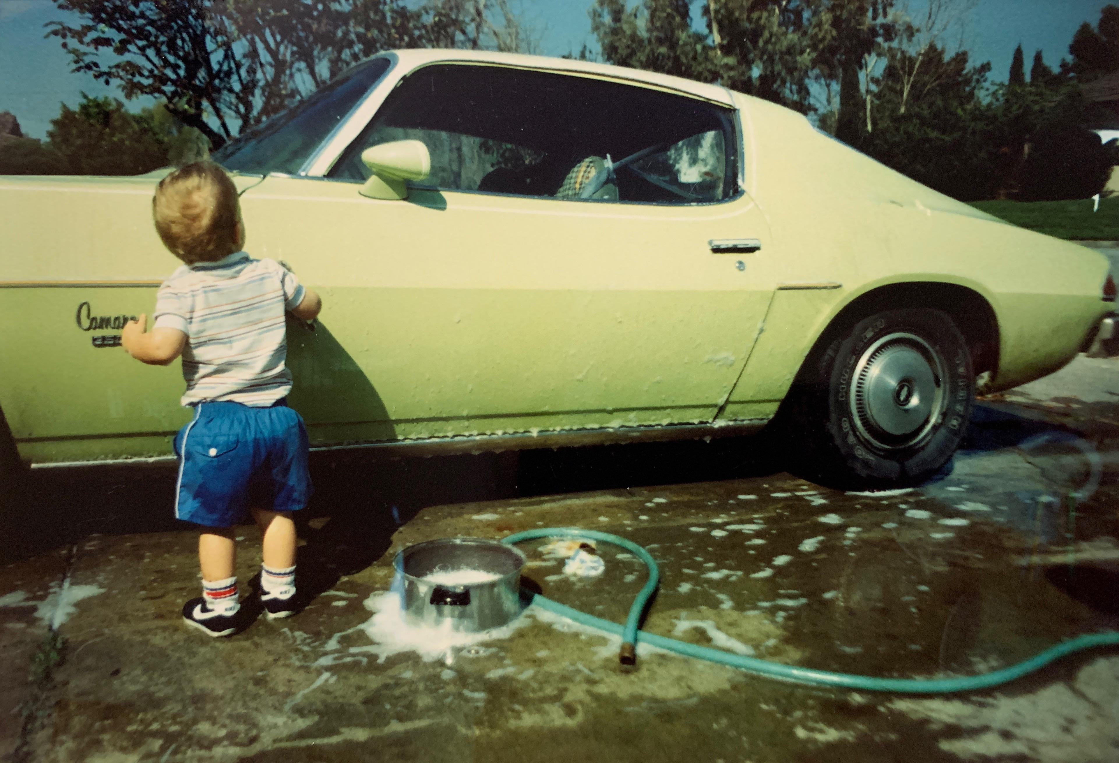 Discover more like OldSchoolCool: Washing my Mom’s sweet, sweet 1970 Camaro (during the mid-80’s ...