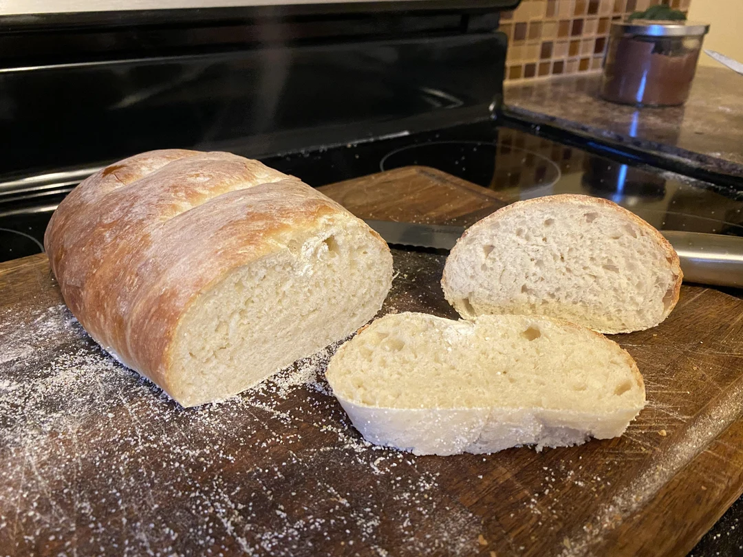 My first ever loaf of bread! King Arthur recipe for “easy artisan bread”. | Scrolller